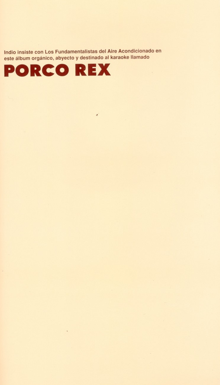 Porco Rex – Redondos Subtitulados