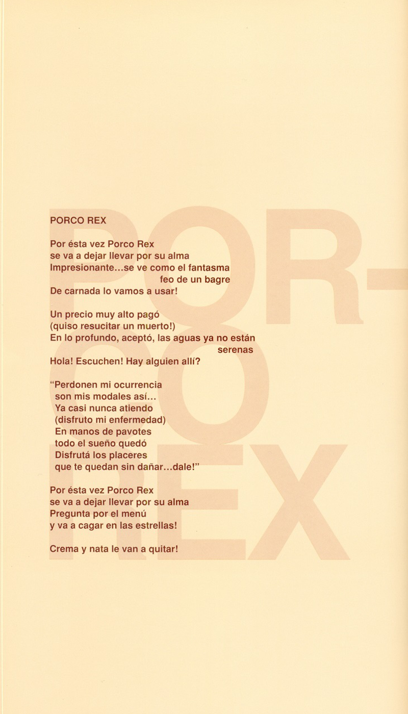 Porco Rex – Redondos Subtitulados